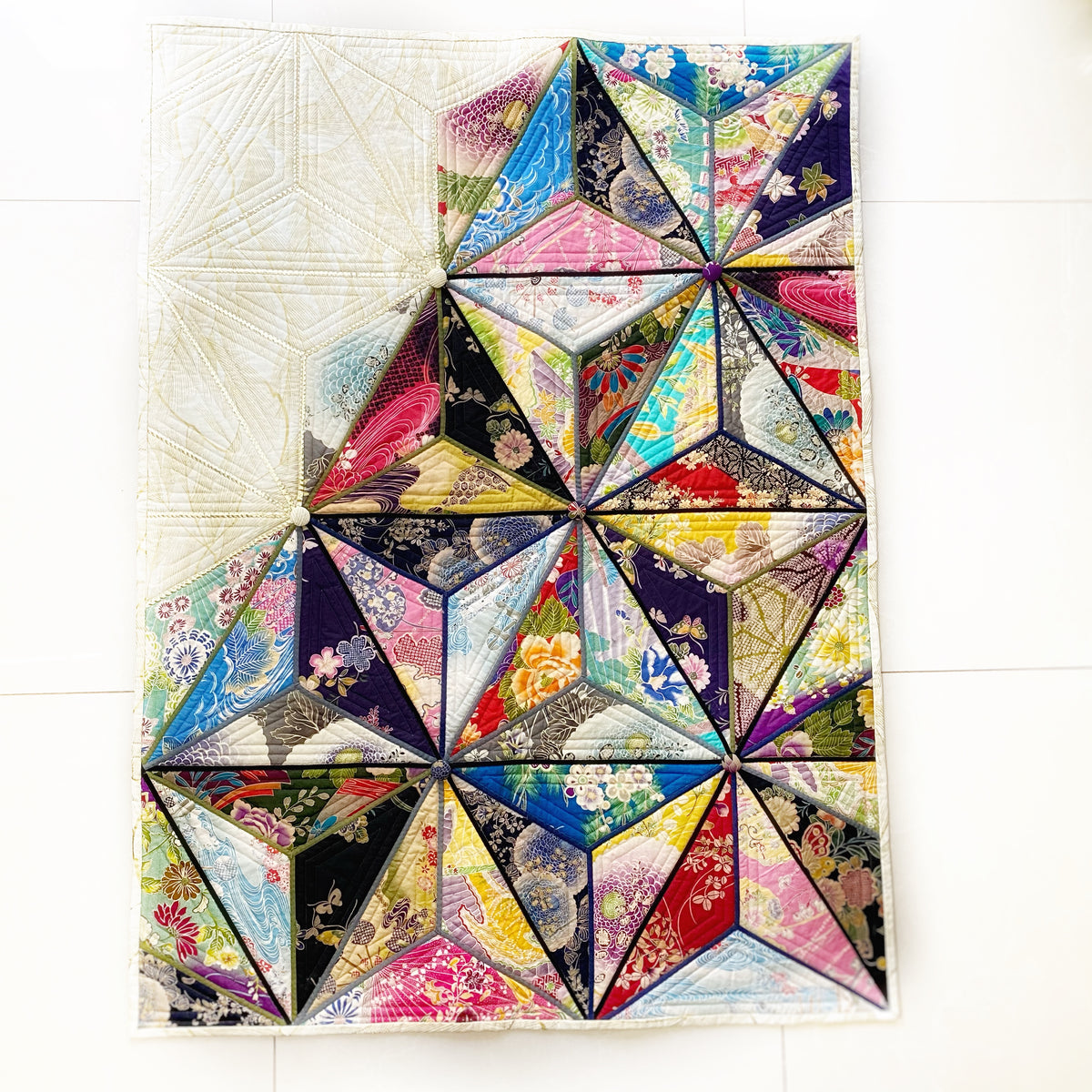 Asanoha Wall Hanging PDF Pattern – Patchwork Ninja