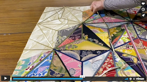 Asanoha Wall Hanging – Patchwork Ninja